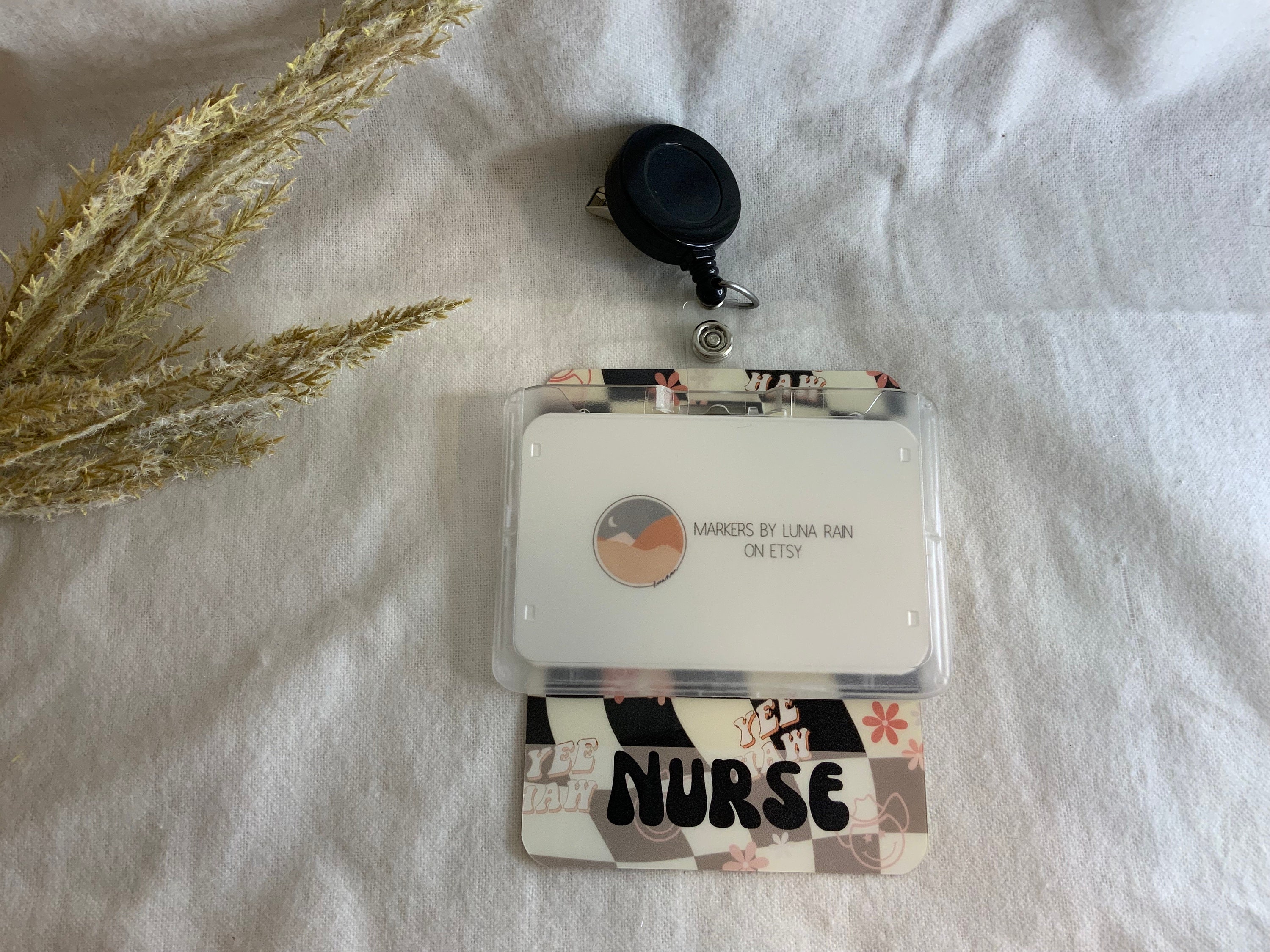 Custom Lightweight Retro Western Badge Buddy | ID Badge | Marker Parker ...