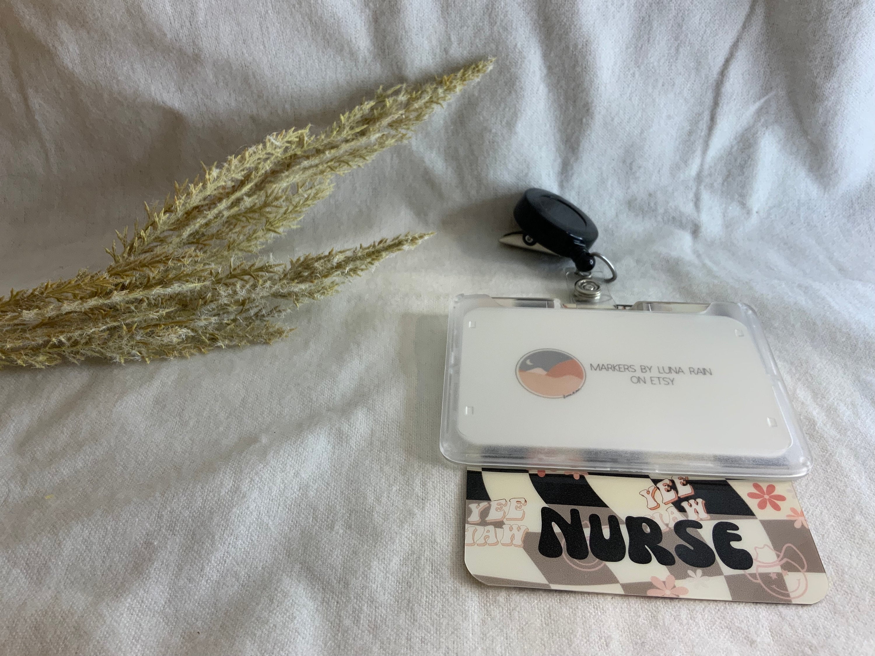 Custom Lightweight Retro Western Badge Buddy | ID Badge | Marker Parker ...