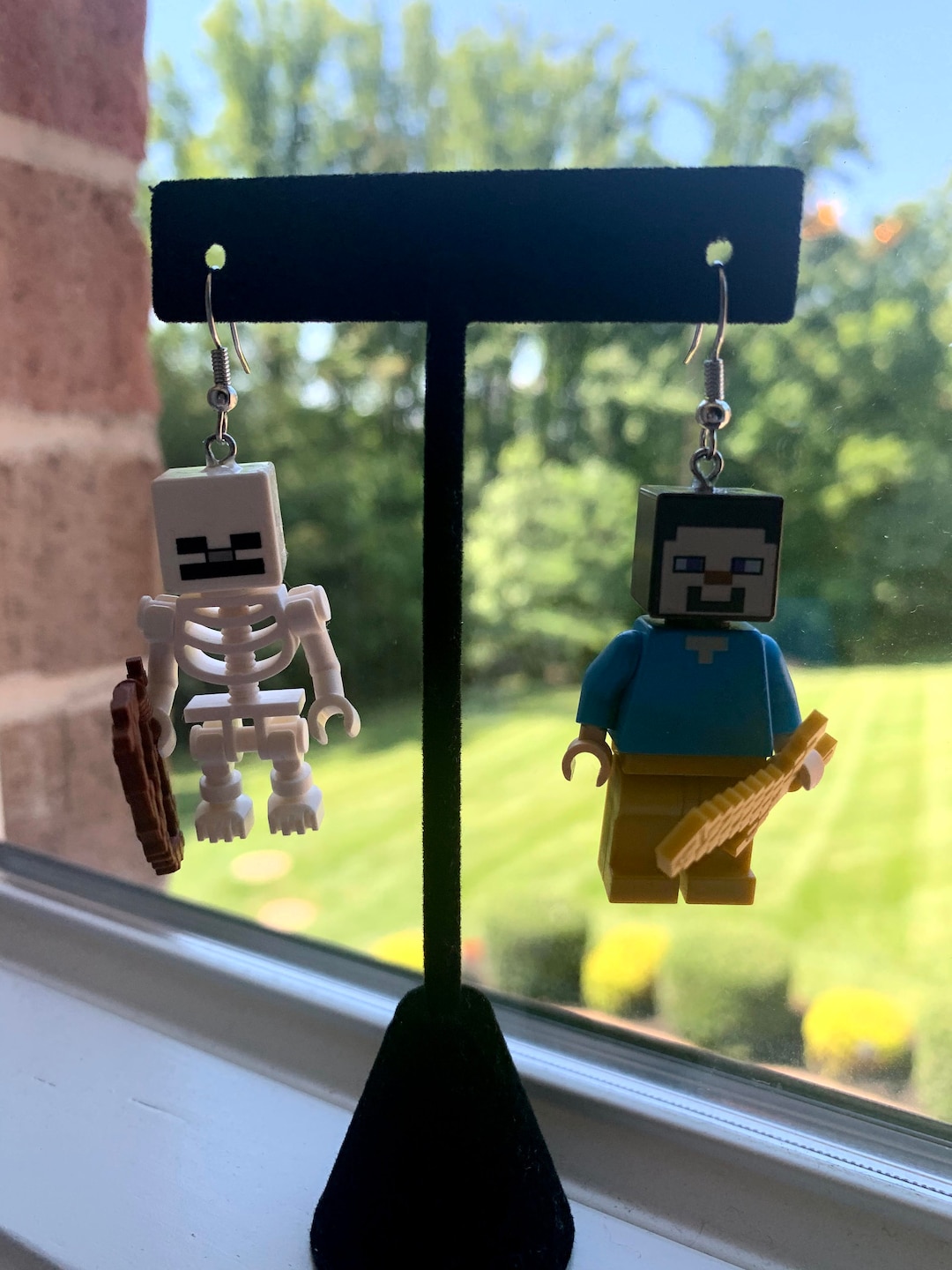 Minecraft Earrings - Etsy
