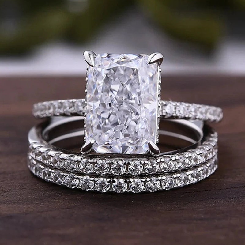 White Gold Ring - Etsy