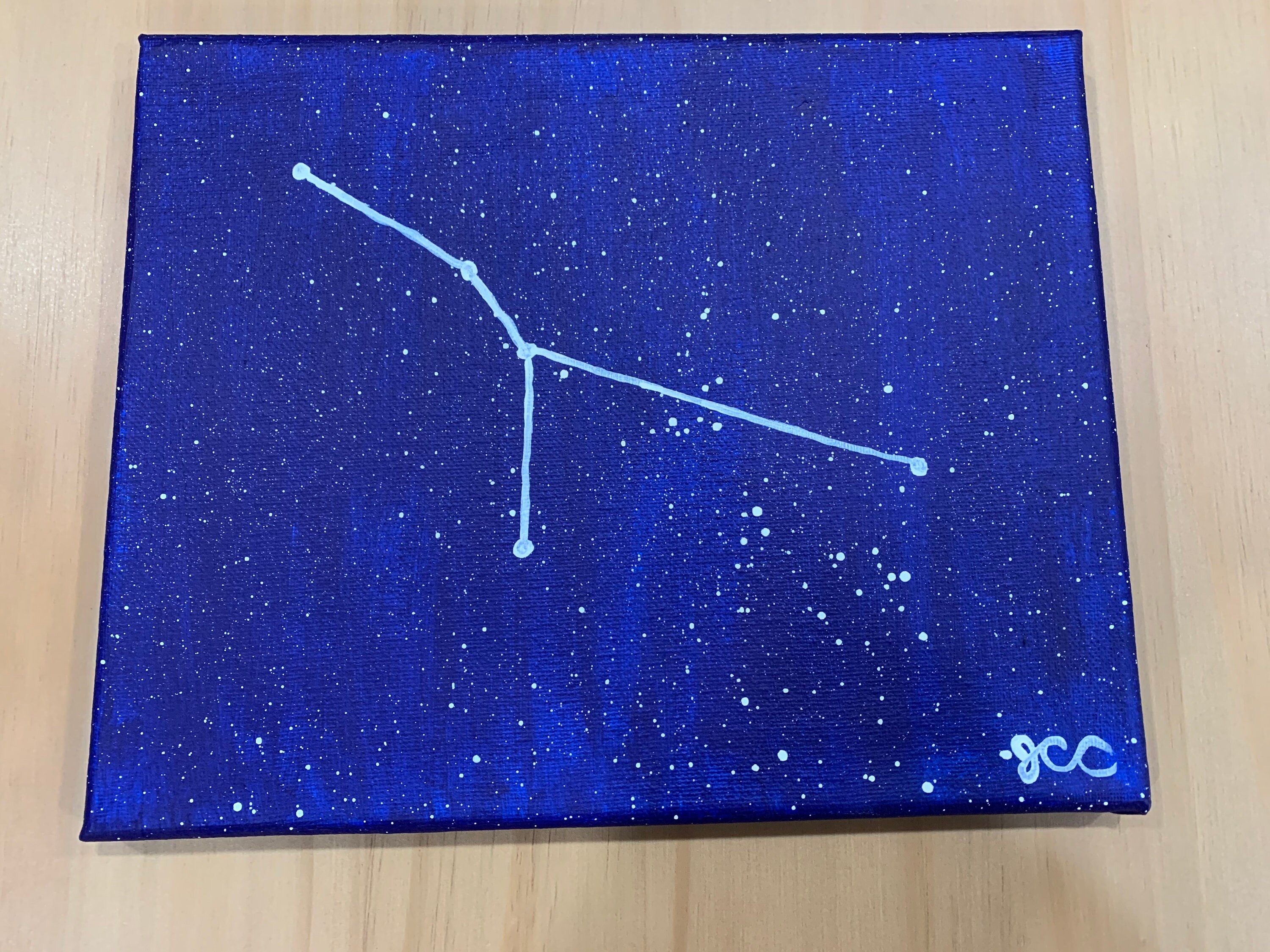 Cancer Zodiac Constellation Painting - Etsy UK