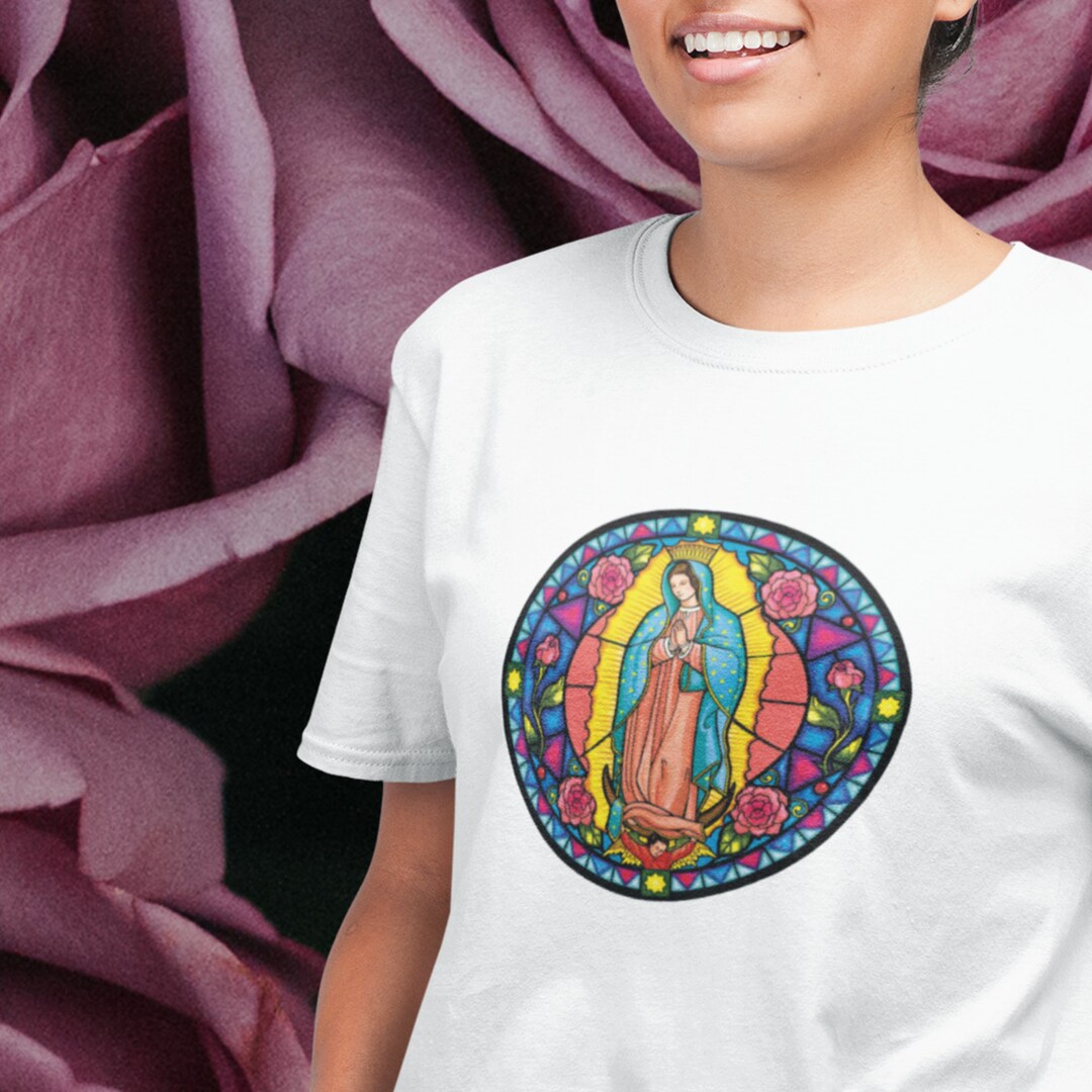 Guadalupana | Virgin Mary Art | Catholic Shirt | Latina Art | Chicano ...