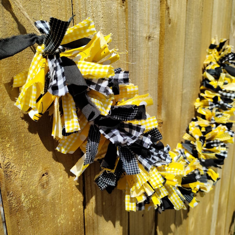 Rag Garland - Etsy
