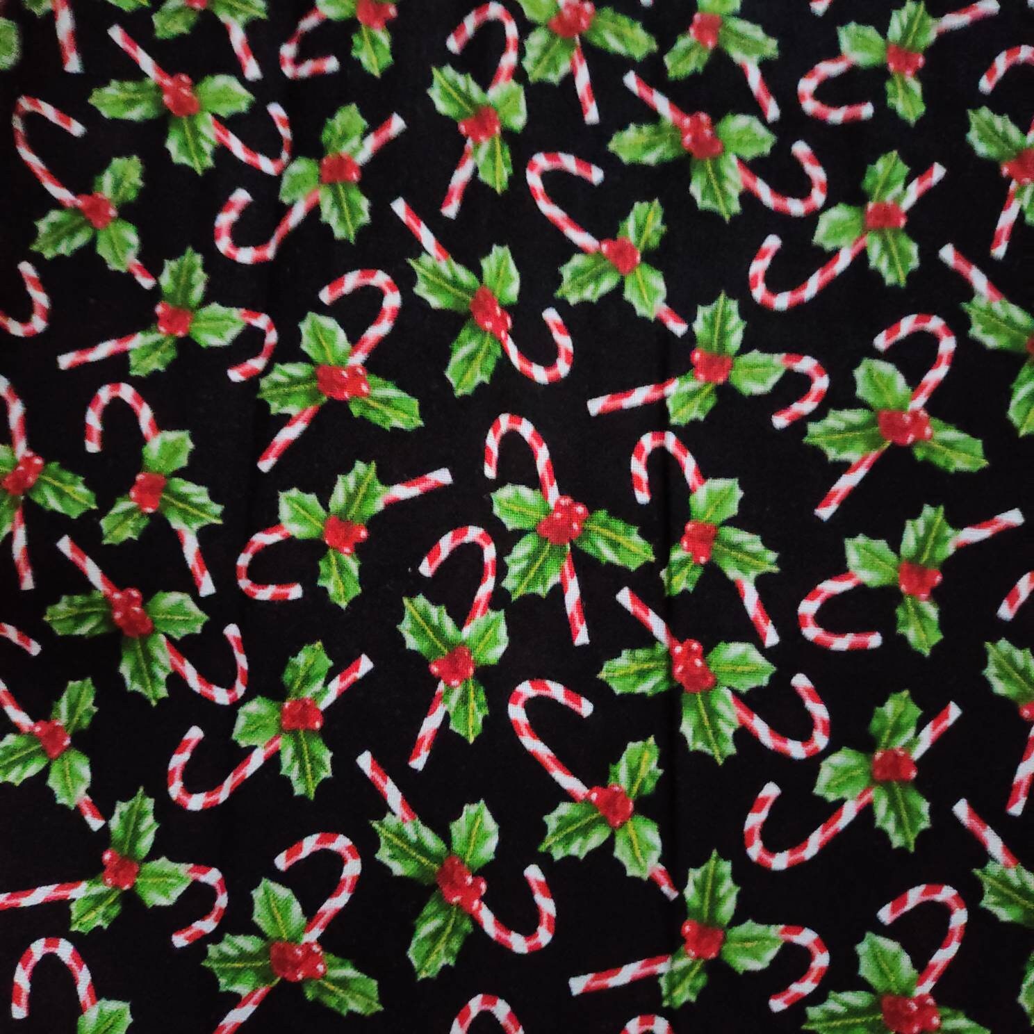 3 FT Christmas Farmhouse Candy Cane, Peppermint, Holly Berry, Red ...