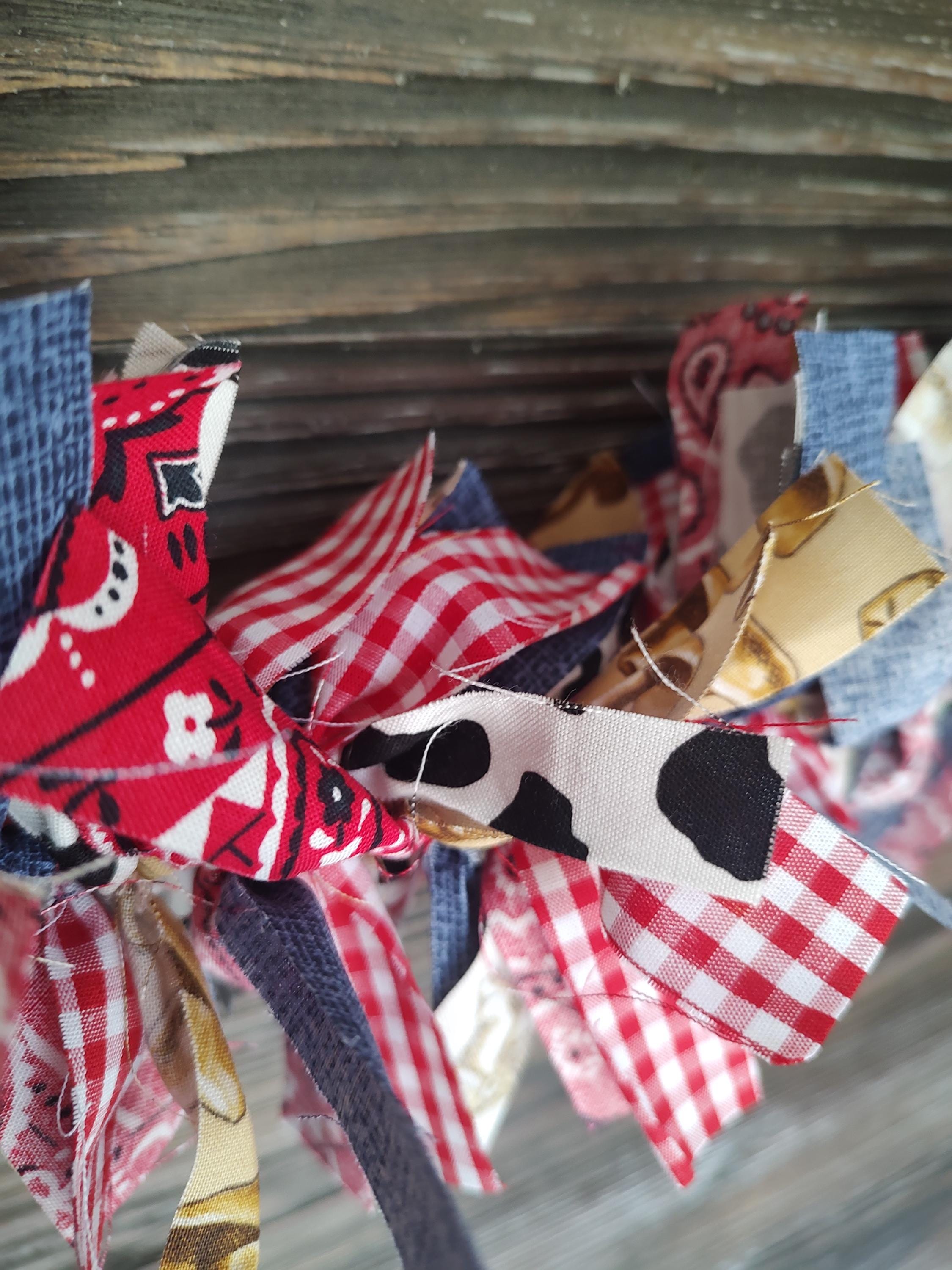 3 FT Wild West, Wild One, Cowboy Boots, Red Bandana, Gingham, Denim ...
