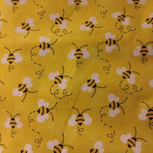 3FT Bee Themed Yellow Black Polka Dot Gingham Rag Garland Swag Valance ...