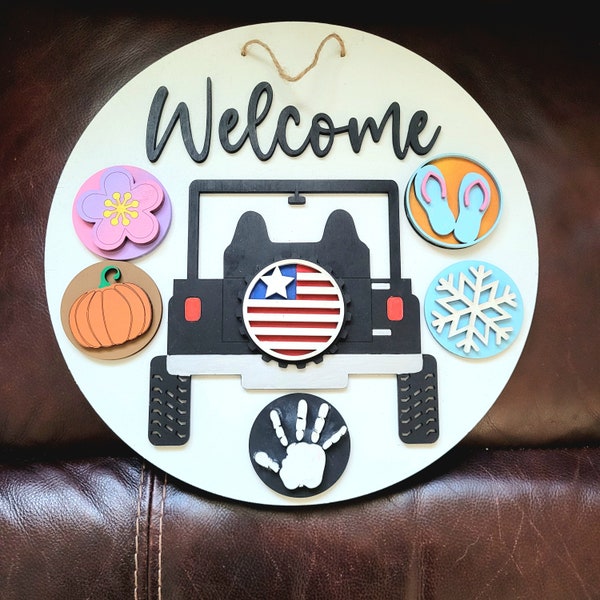 Jeep Interchangeable Round - Etsy