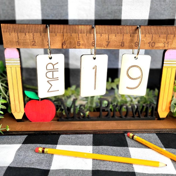 Teacher Ruler Sign - Etsy