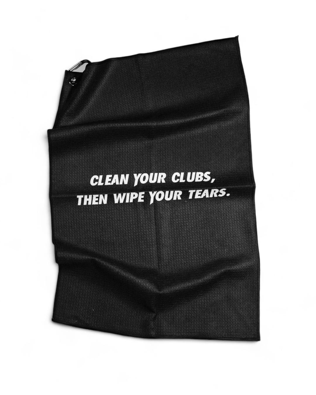 Funny Golf Towel | "clean Your Clubs, Then Wipe Your Tears" | Cotton ...