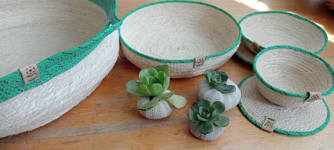 Set of 6 Handmade Items in Rustic Style Eco-friendly Original - Etsy