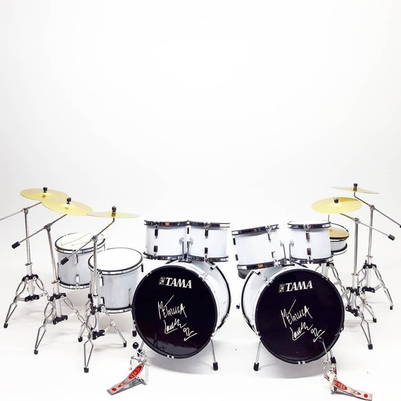 Lars Ulrich Metallica Tama Miniature Drum Kit Rgm427 Ubicaciondepersonascdmxgobmx