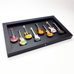 Shadow Box Frame Music Frame Miniature Guitar Contents 8 Pcs Mix ...