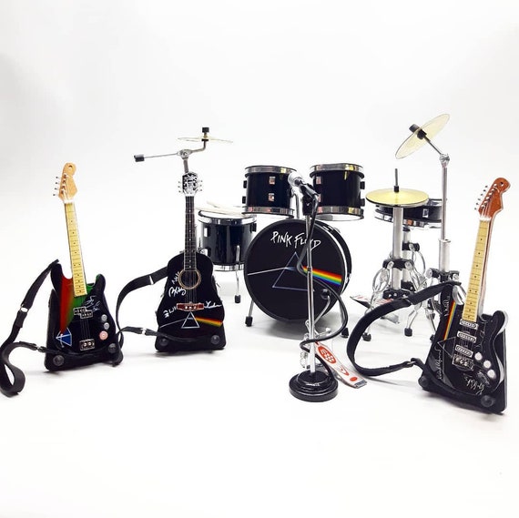 Miniature Drum Pink Floyd Best Quality FREE Miniature Guitar | Etsy