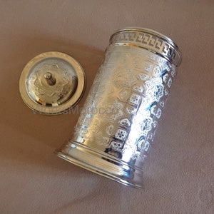 Silver Bathroom Storage Basket - Waste Paper Trash Can - Toilet ...