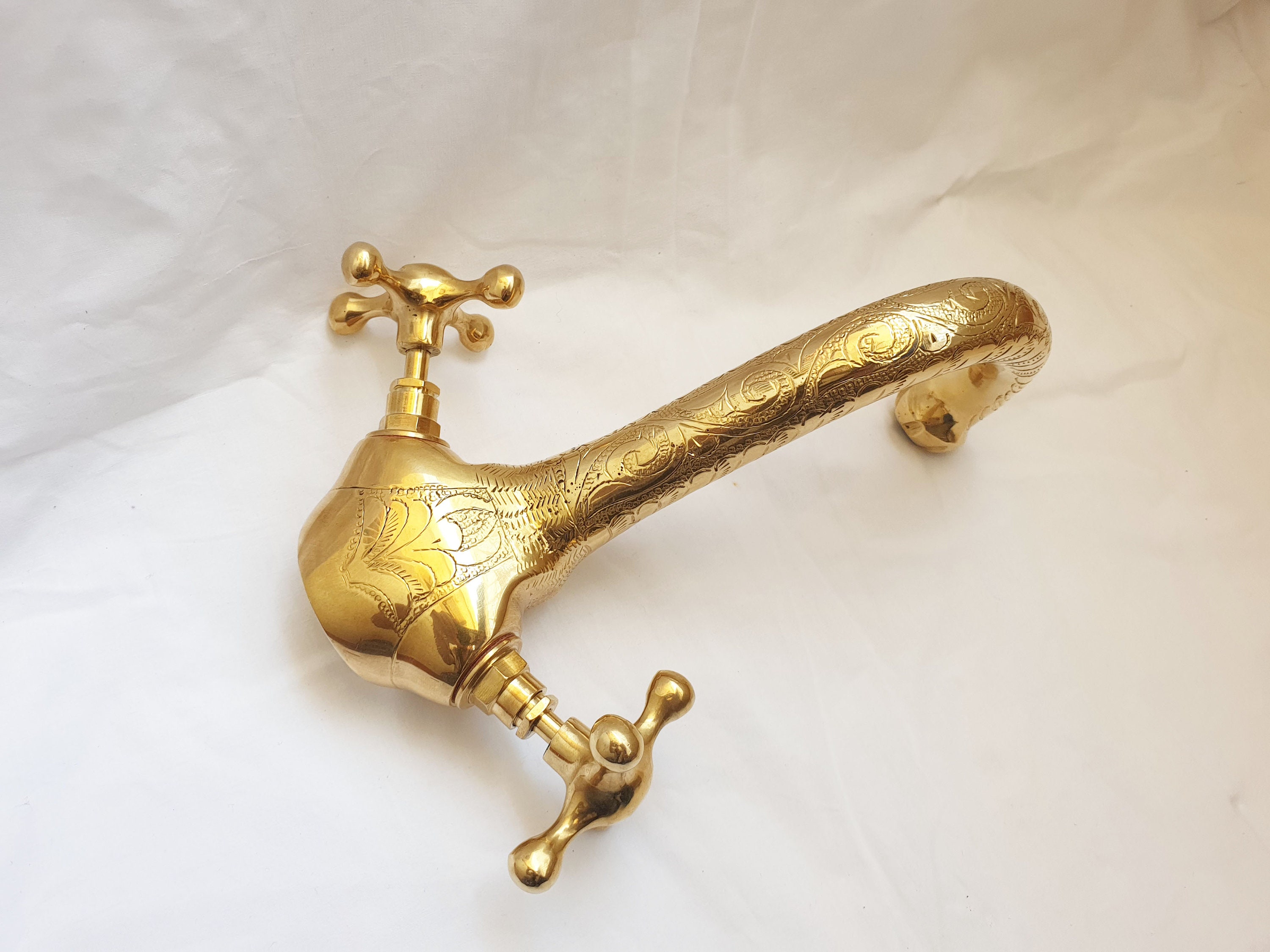 Moroccan Brass Faucet - Moroccan Bathroom - Moroccan Handmade Faucet ...