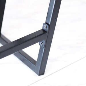 Firewood Rack V Shape Steel Metal Wood Rack Handmade Wood Stand for ...