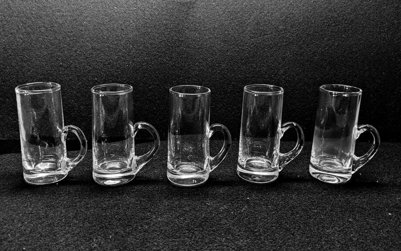 Vintage Hand Blow Shot Glasses(set of 5) - Etsy