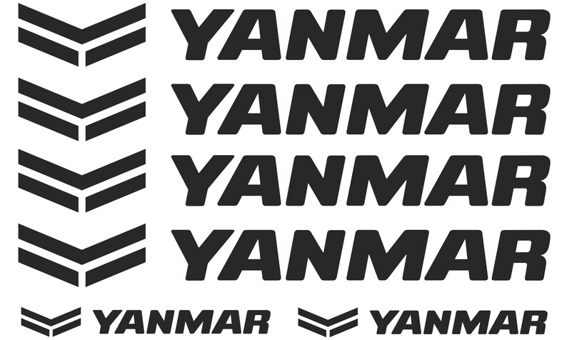 6 Yanmar Sticker Sticker Tractor Tractor Tractor - Etsy UK