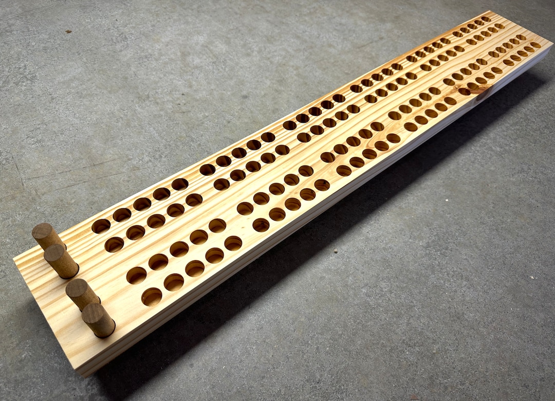 Oversized Cribbage Board Two Player Obnoxiously Large - Etsy