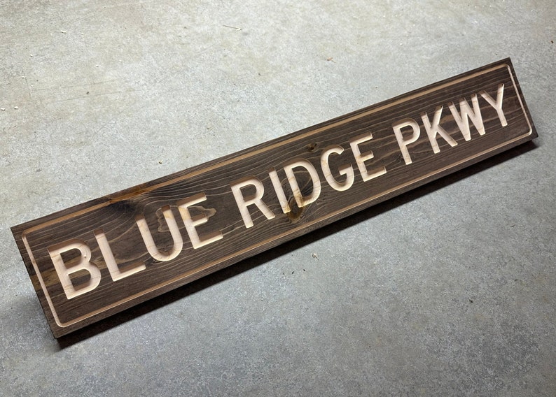 Blue Ridge Parkway Indoor Wood Sign - Etsy