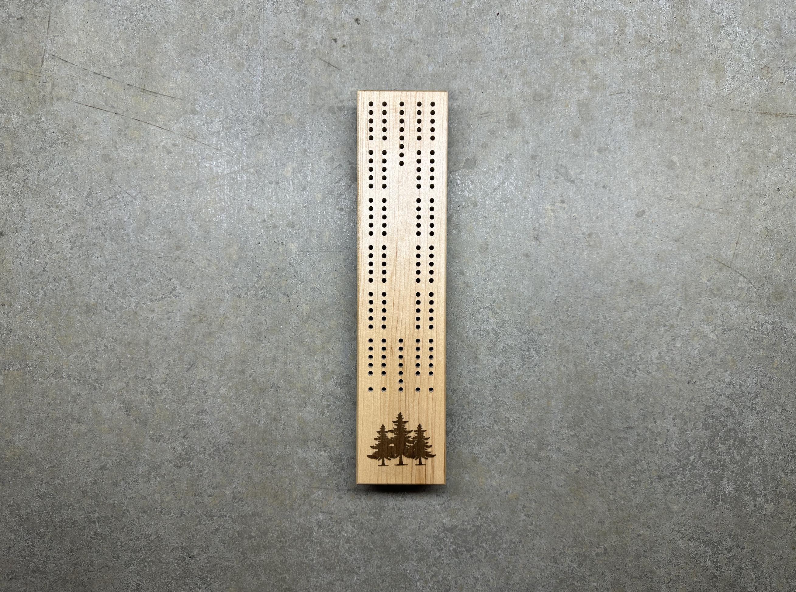 Personalized Cribbage Board Maple Two Player With Peg Storage - Etsy
