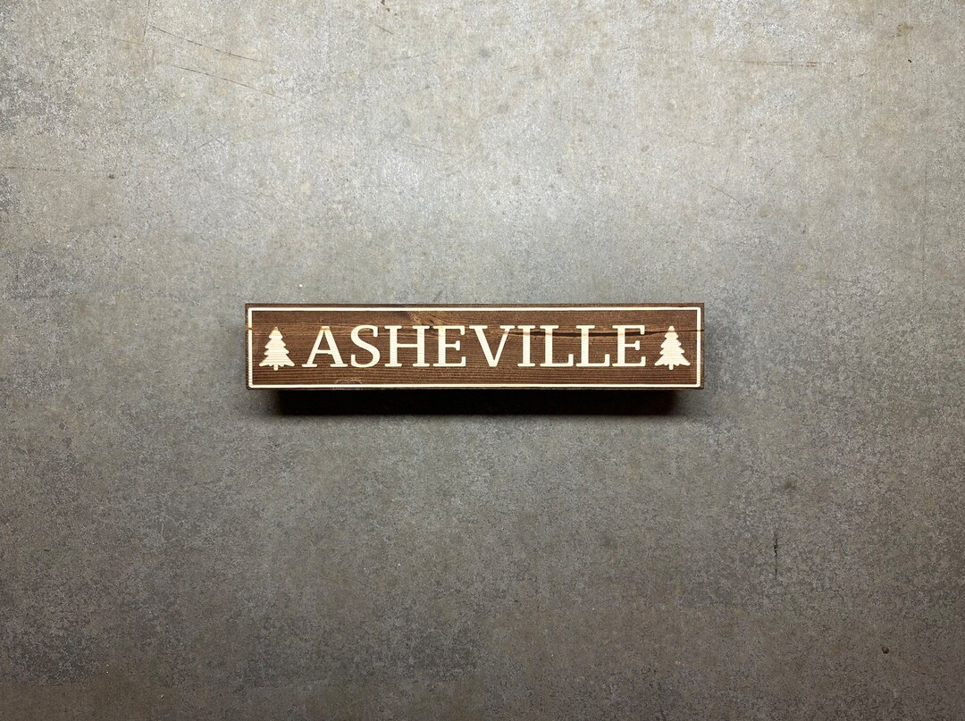 Asheville North Carolina Sign Bachelorette Biltmore North Carolina NC ...