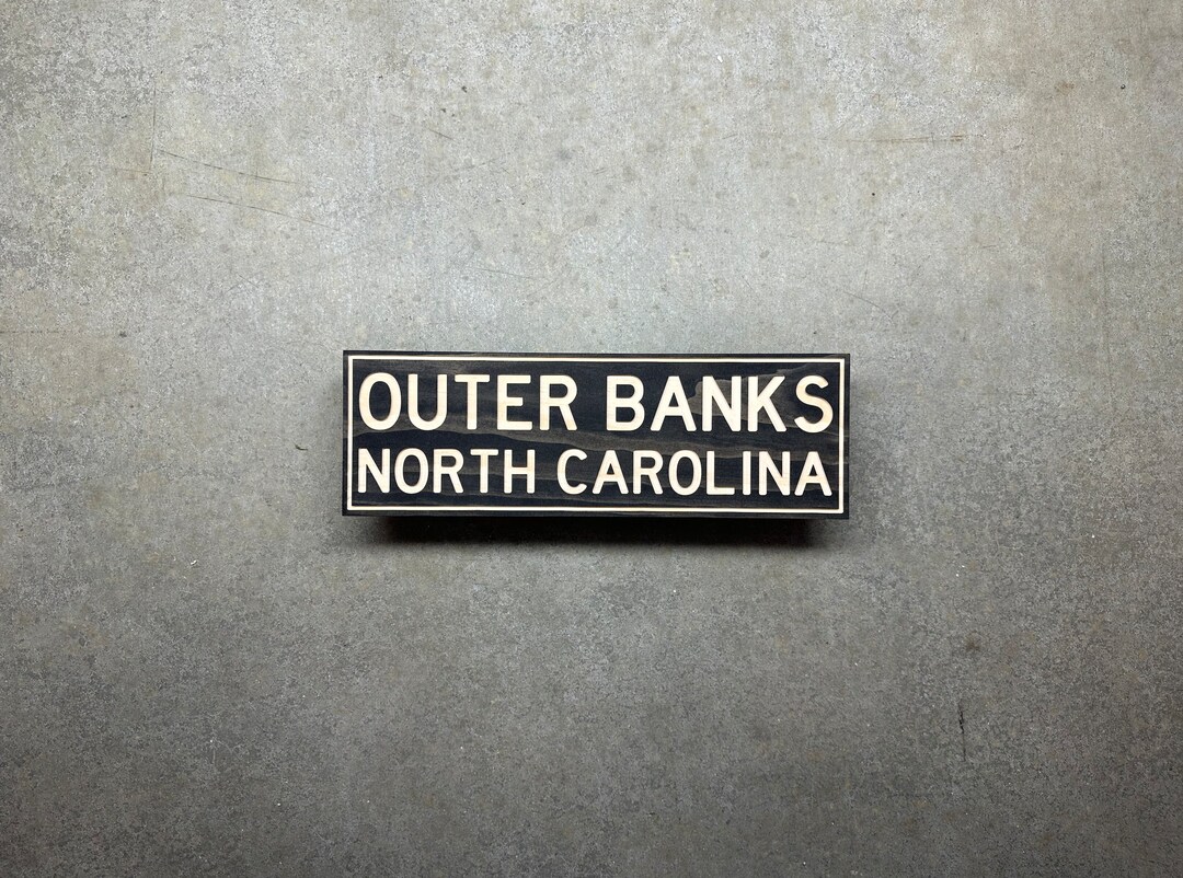 Outer Banks Sign North Carolina - Etsy