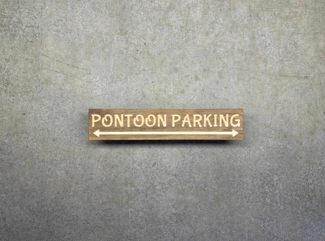 Pontoon Parking Sign - Etsy