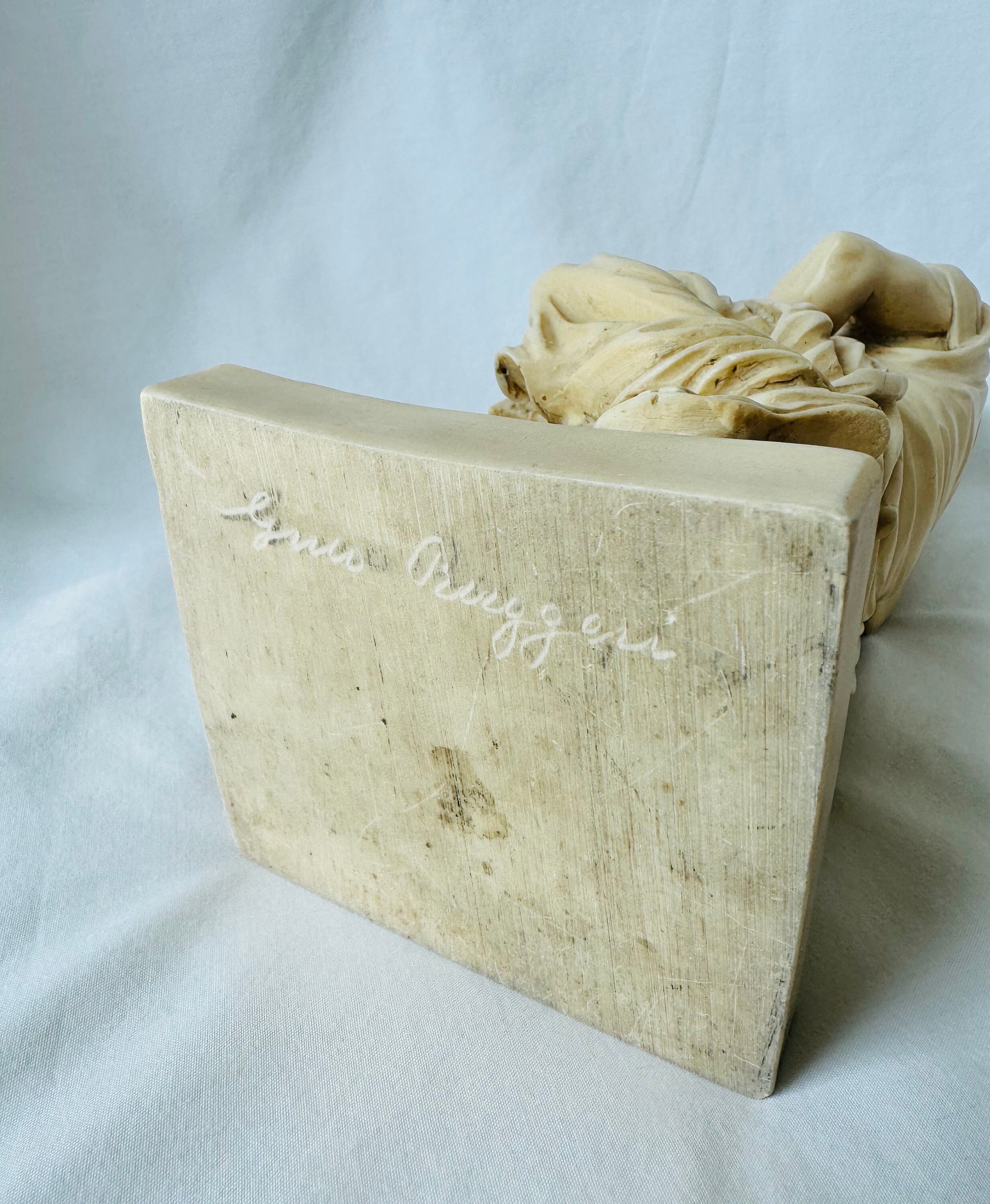 Gino Ruggeri Resin Sculpture of Moses Mose Signed Vintage Italian ...