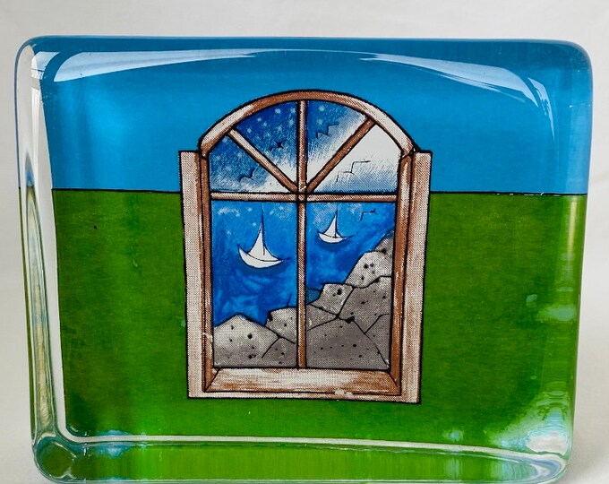 Heljä Liukko-sundström Art Glass Paperweight Ornament Finland Vintage ...