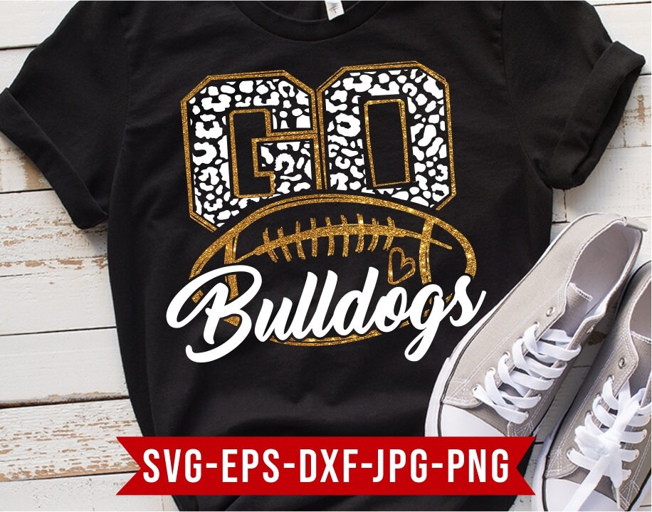 Go Bulldogs Svg Football SVG Cameo Cricut Mama - Etsy