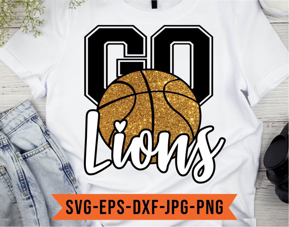 Go Lions Svg Basketball SVG Cameo Cricut Mama Svg Lions - Etsy