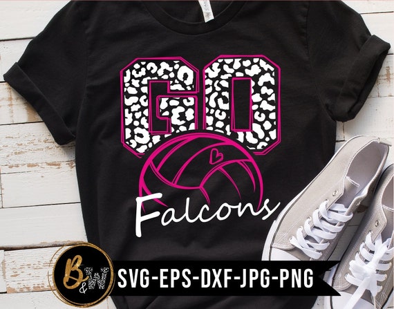 Go Falcons Svg Voleyball SVG Cameo Cricut Mama Svg - Etsy