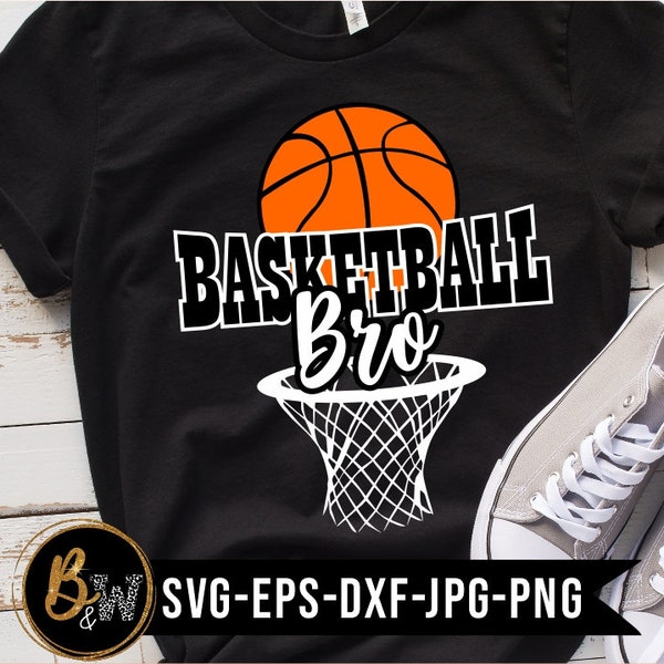 Basketball Brother Svg - Etsy