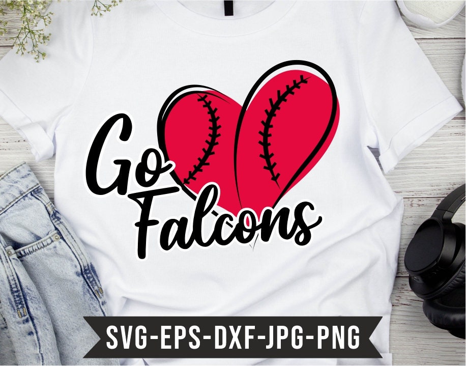 Go Falcons Svg Football SVG Cameo Cricut Mama Svg Falcons | Etsy