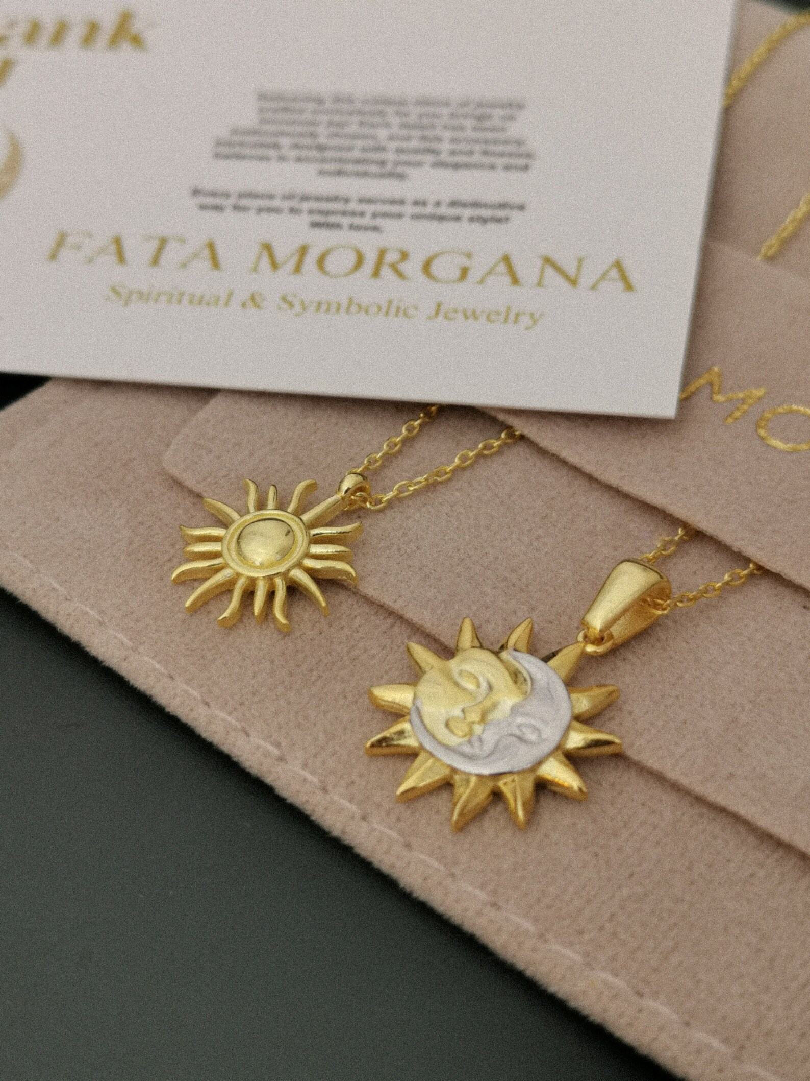 Gold Sun Necklace, 925k Silver Sun Pendant, Sunburst Necklace, Gift for ...