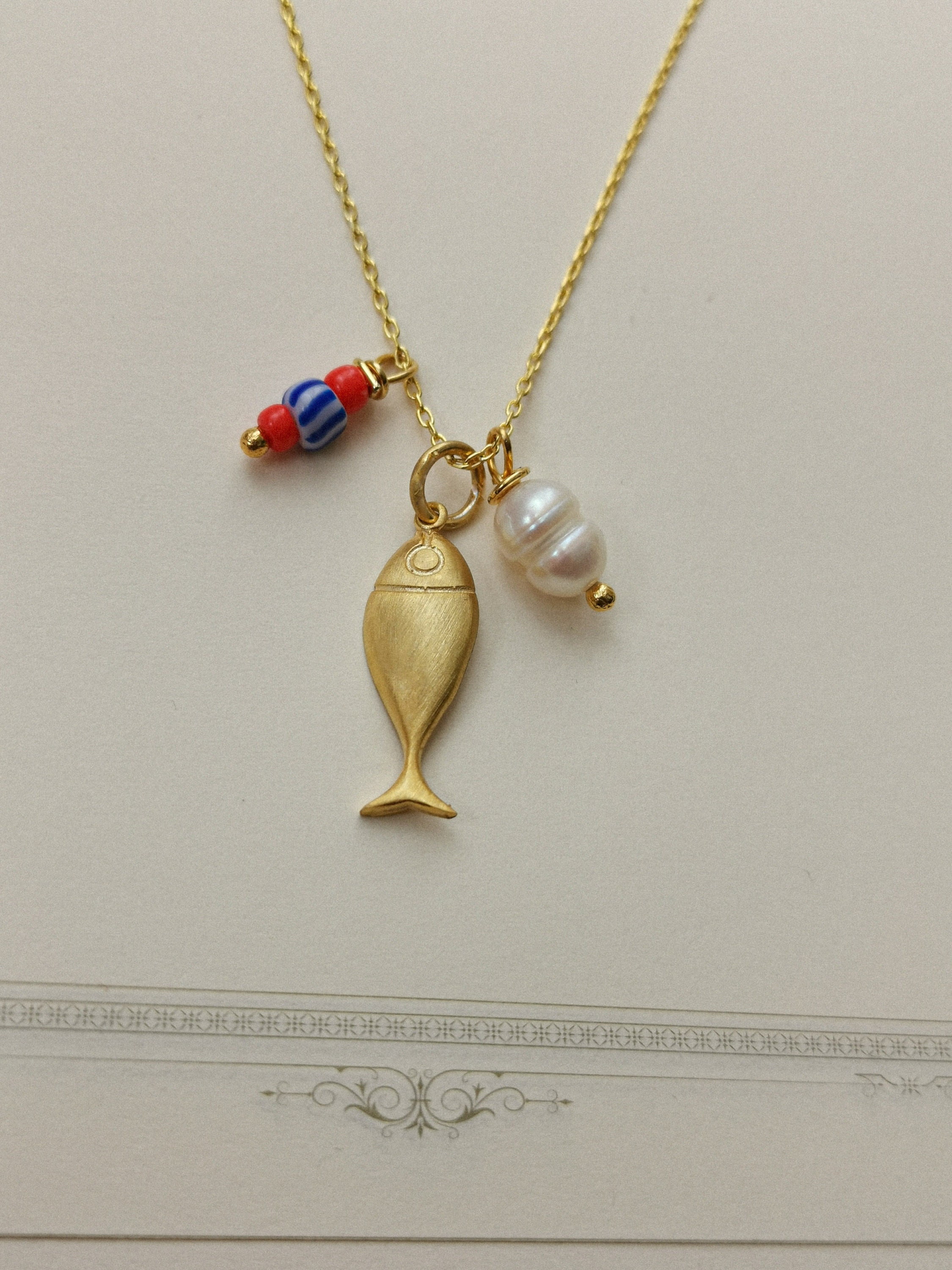 925 Sterling Silver Tiny Fish Necklace, Pisces Pendant, Summer Necklace ...