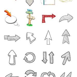 Arrow Digital Stickers Happy Sticker Pack Digital Planner Sticker ...