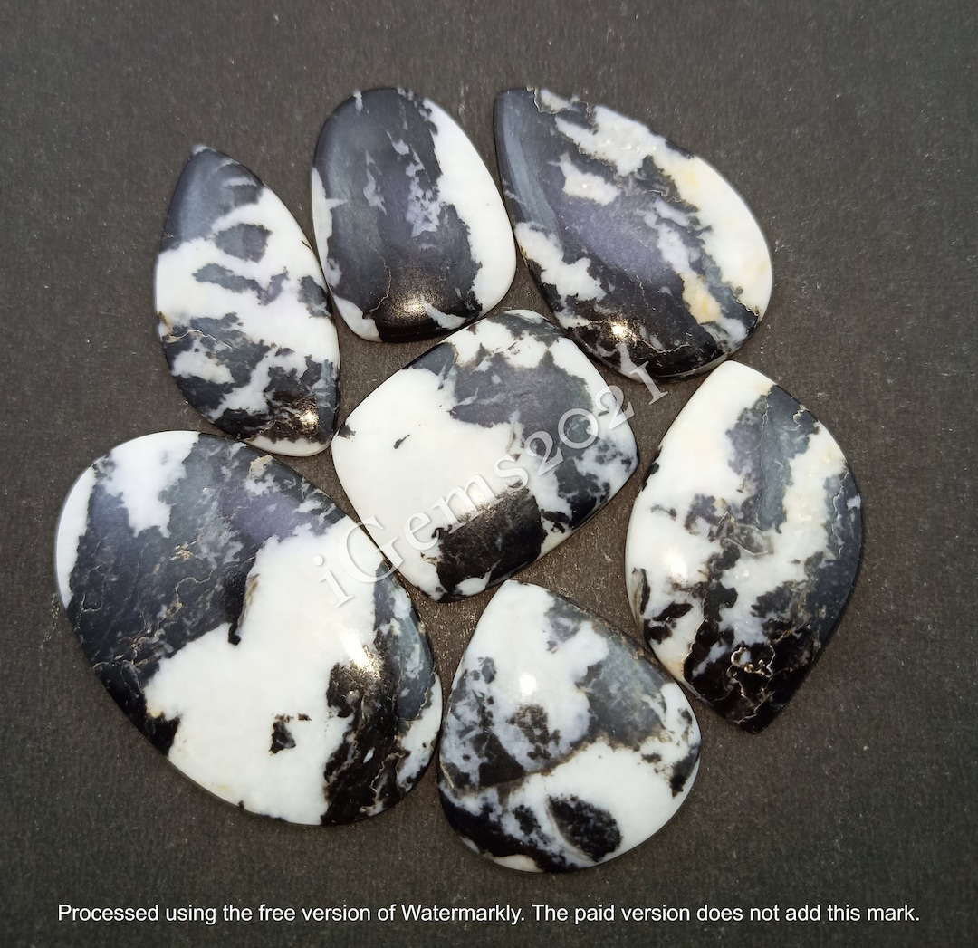 Rarest Natural White Buffalo Turquoise Gemstone, Buffalo Marble ...