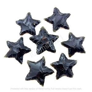 Black Obsidian Star, Obsidian Stars, AAA Crystal Star Carvings, Star ...