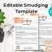 Sage Smudging Template Printable, Smudging Guide Printable ,crystal ...