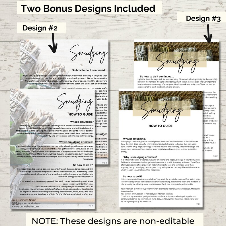 Sage Smudging Guide Printable, Smudging Guide, Smudge Prayer Card, Sage ...