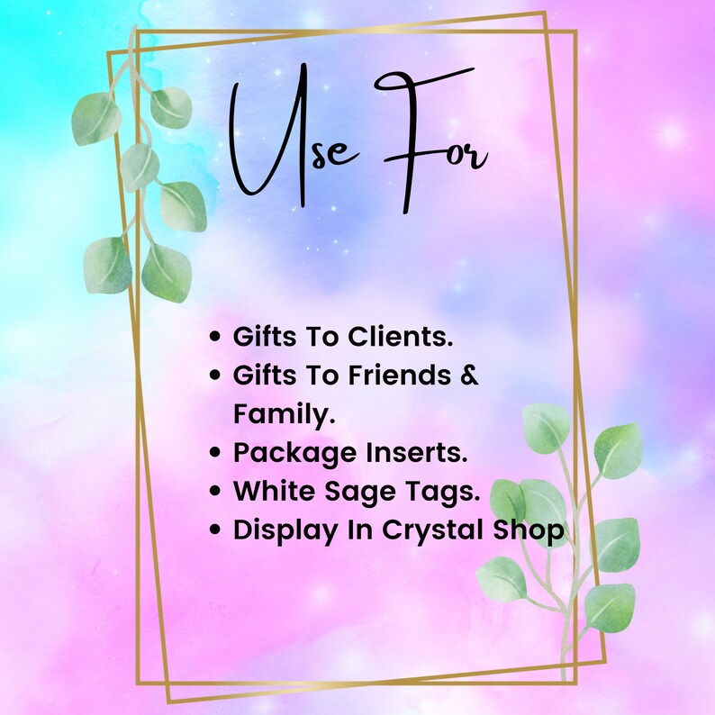 Editable White Sage Smudging Prayer Card, Printable Smudge Card, Sage ...