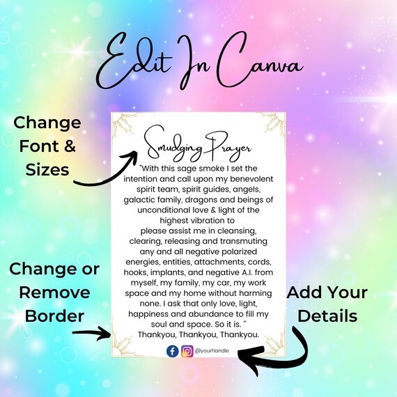 Sage Smudge Blessing