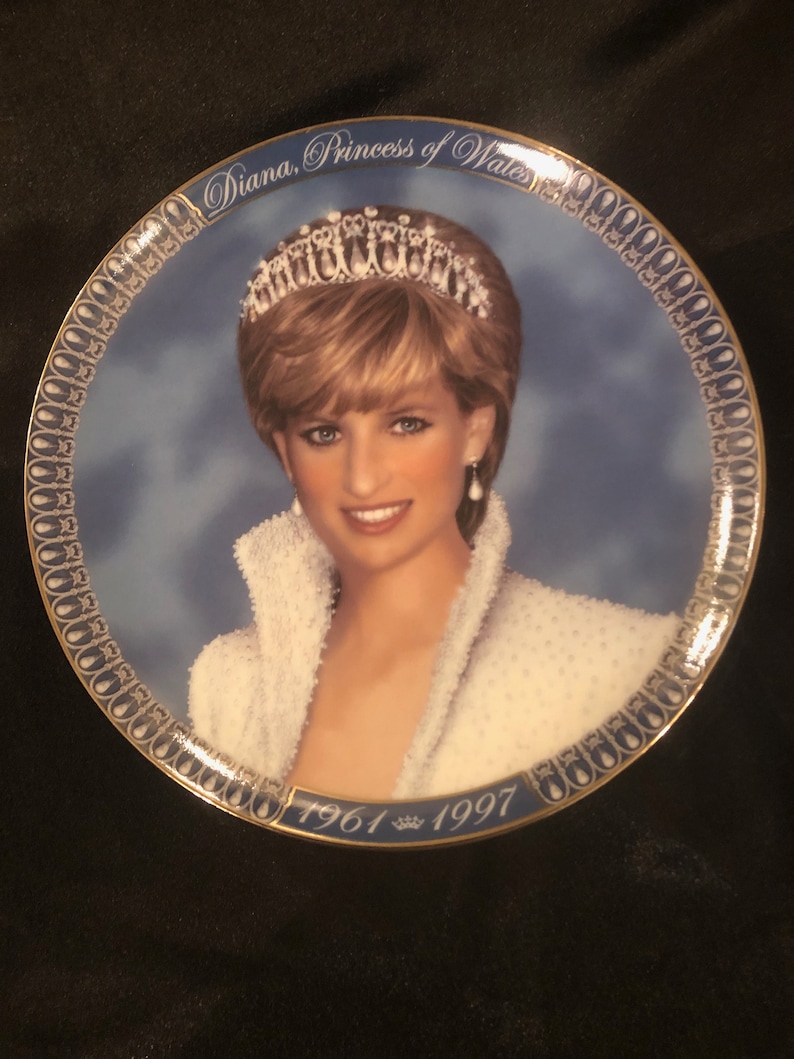 Diana Princess of Wales - Limited Edition Plate Commemorating Her Life ...