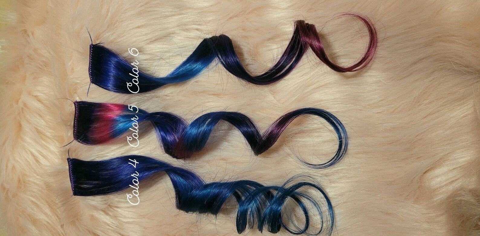 Precious Gem Rainbow Hair Extensions Clip Ins 14" - Etsy