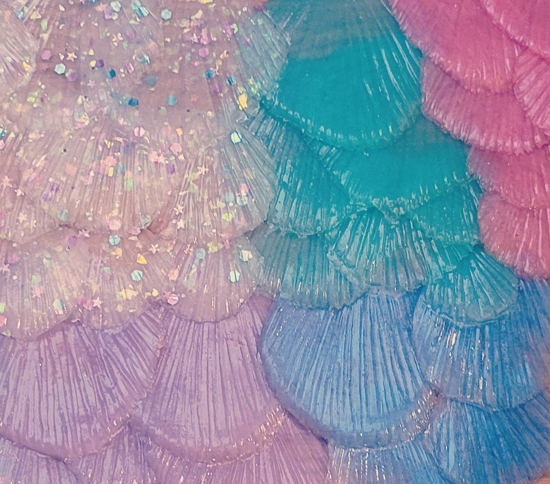 Silicone Mermaid Scales Large Size - Etsy