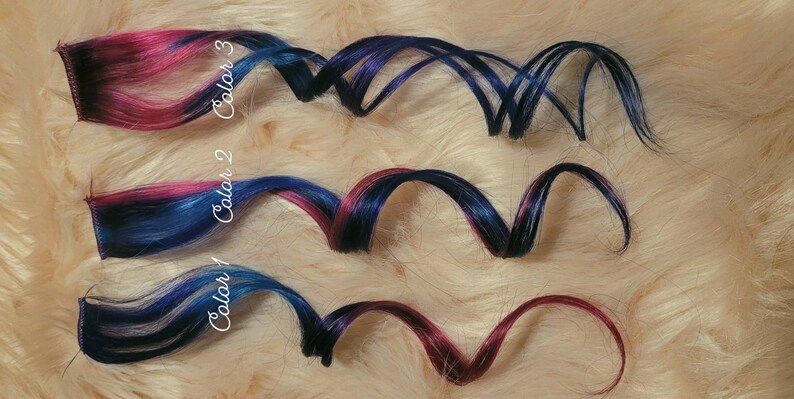 Precious Gem Rainbow Hair Extensions Clip Ins 14" - Etsy