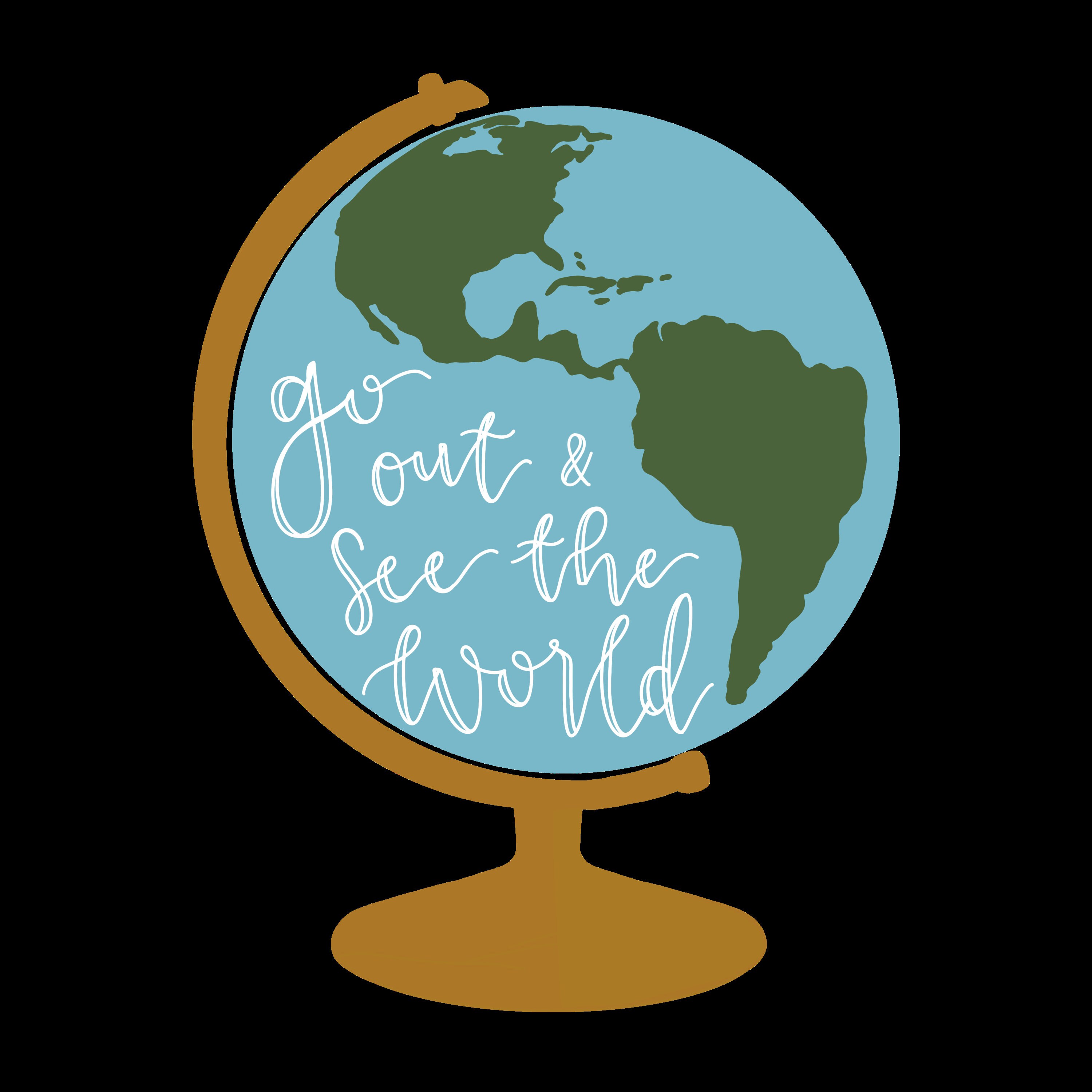 Go Out & See the World Sticker: Positive, Adventurous, Encouraging ...