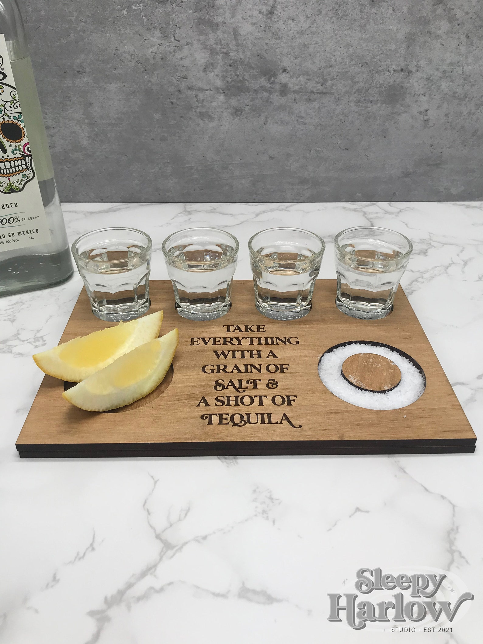 Tequila Shot Flight Tray Tequila Shots Shot Tray Flight | Etsy